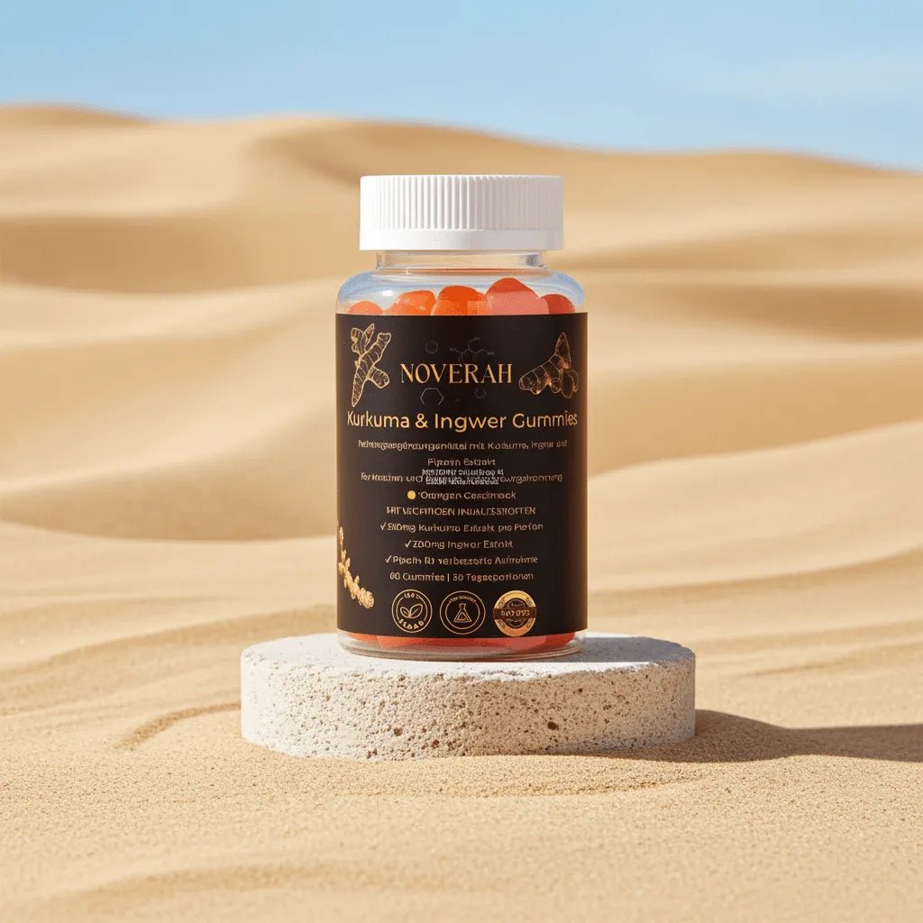 Kurkuma Ingwer Pfeffer Gummies 60 Stk – Lecker & praktisch | NOVERAH ...